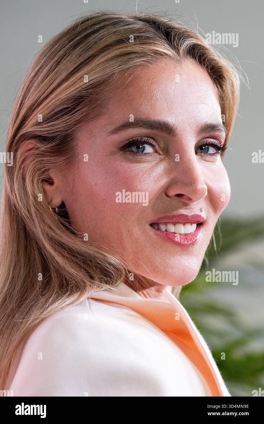 Elsa Pataky poses at a photocall during the presentation of her ...