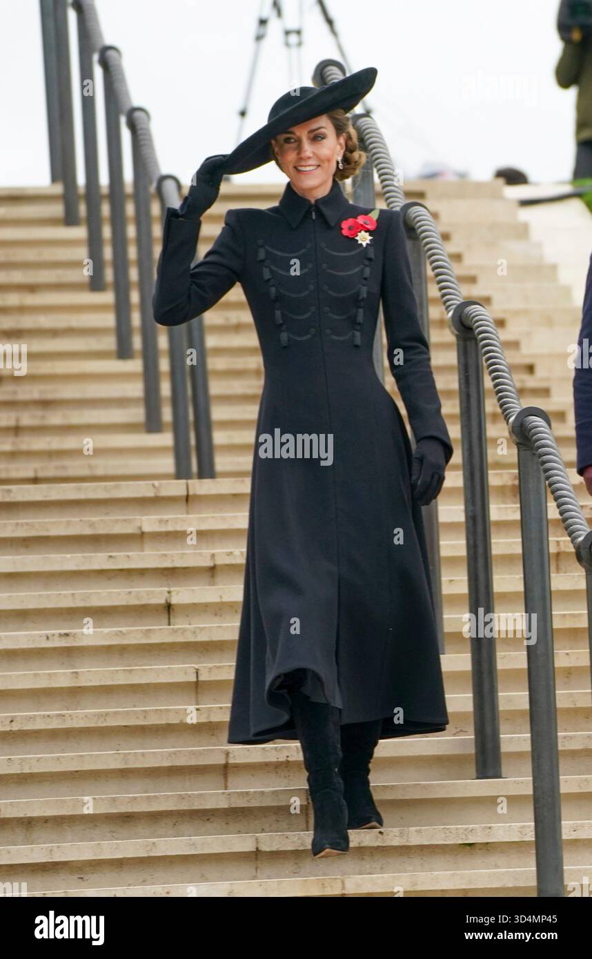 The Princess of Wales attends a Service of Remembrance to mark ...