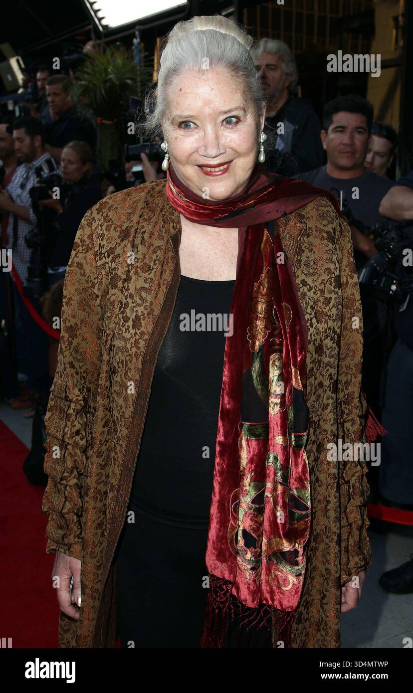 FILE - Sally Kirkland appears at the Los Angeles premiere of "Blue ...