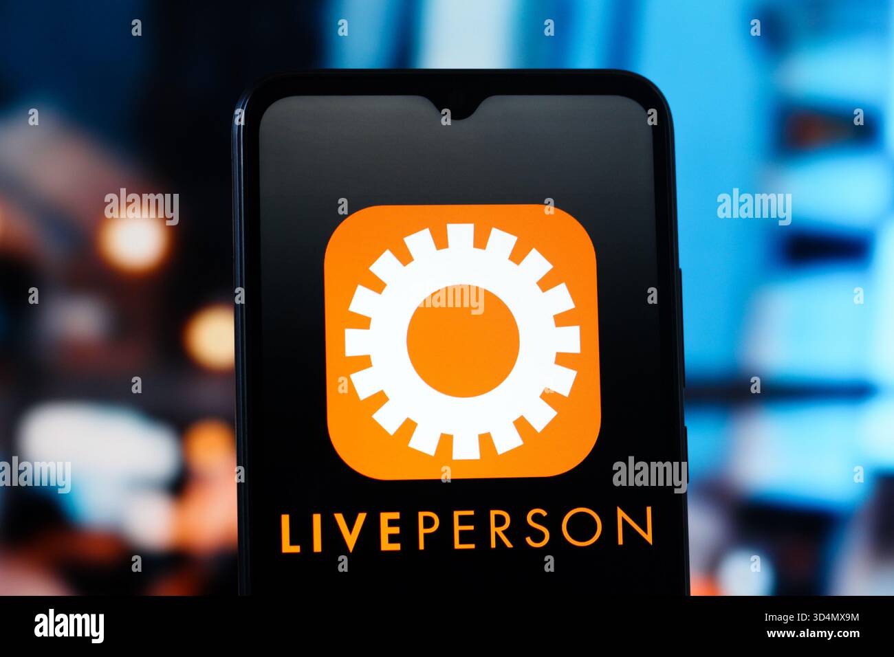 November 11, 2025, Canada: In this photo illustration, the LivePerson ...