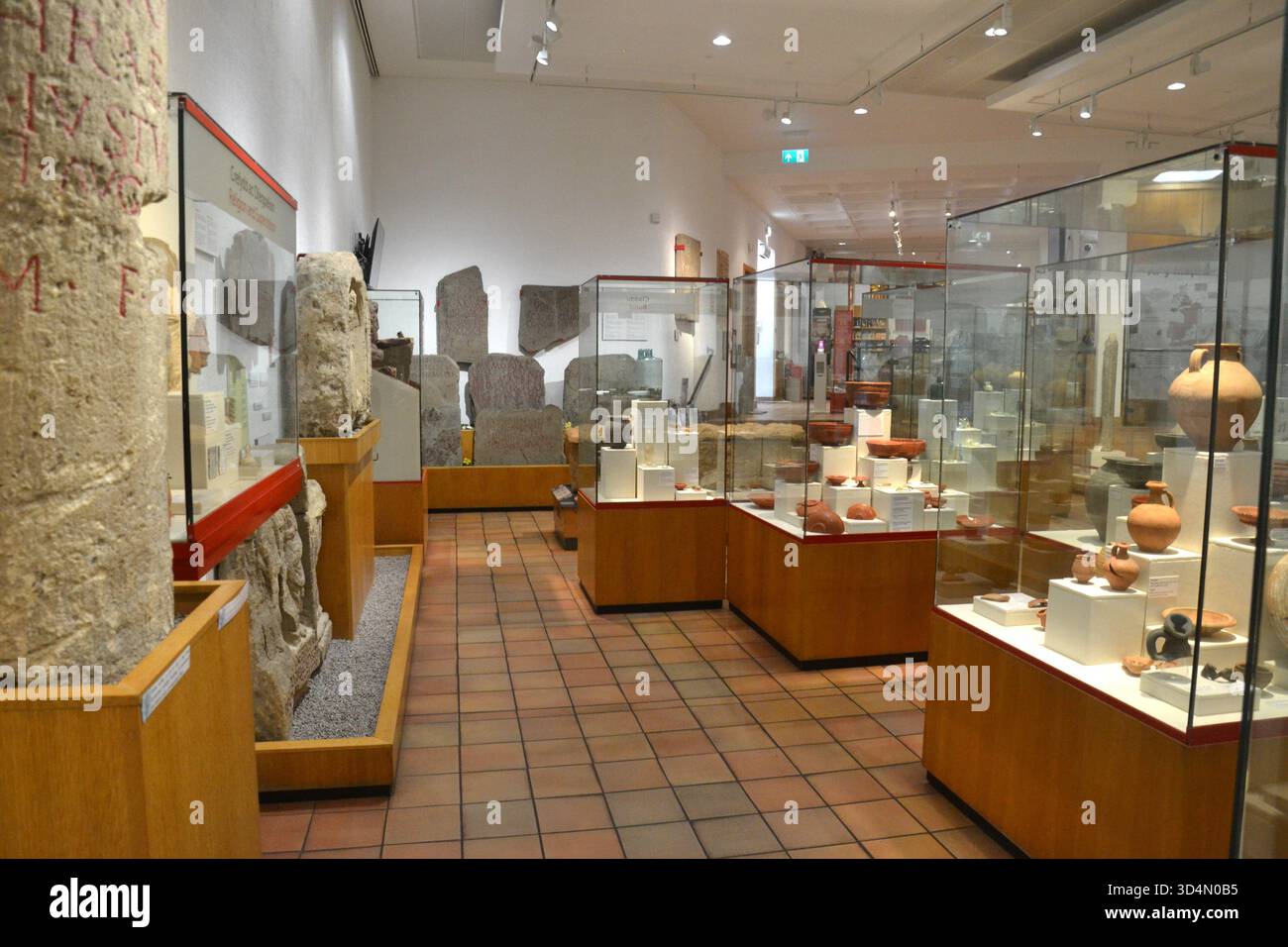 National Roman Legion Museum in the ancient Roman town of Caerleon ...