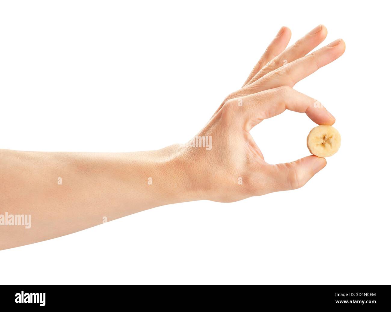 Slice hand Cut Out Stock Images & Pictures - Alamy