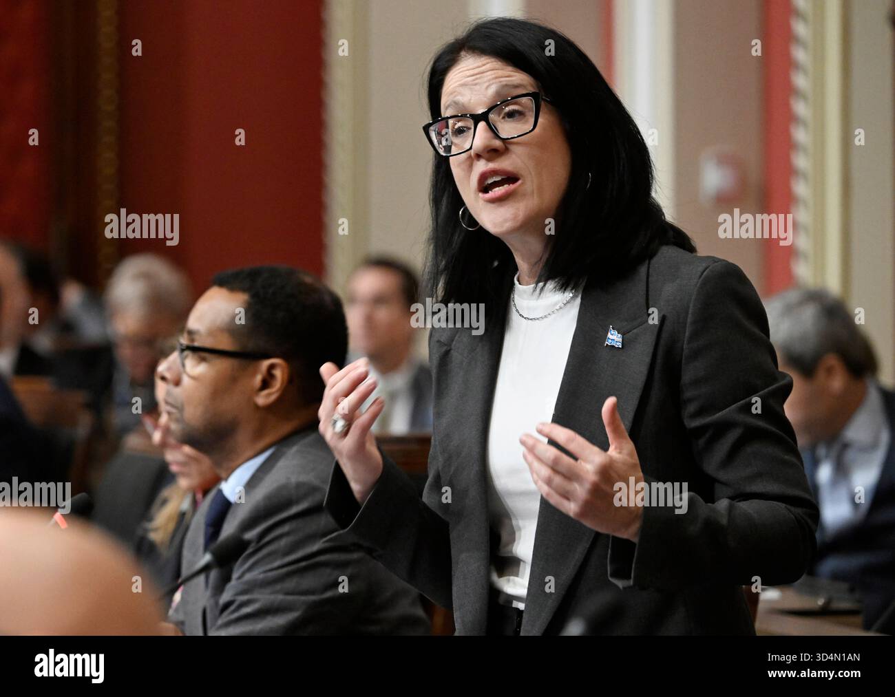 La ministre de l'Éducation, Sonia LeBel, à la période des questions du ...