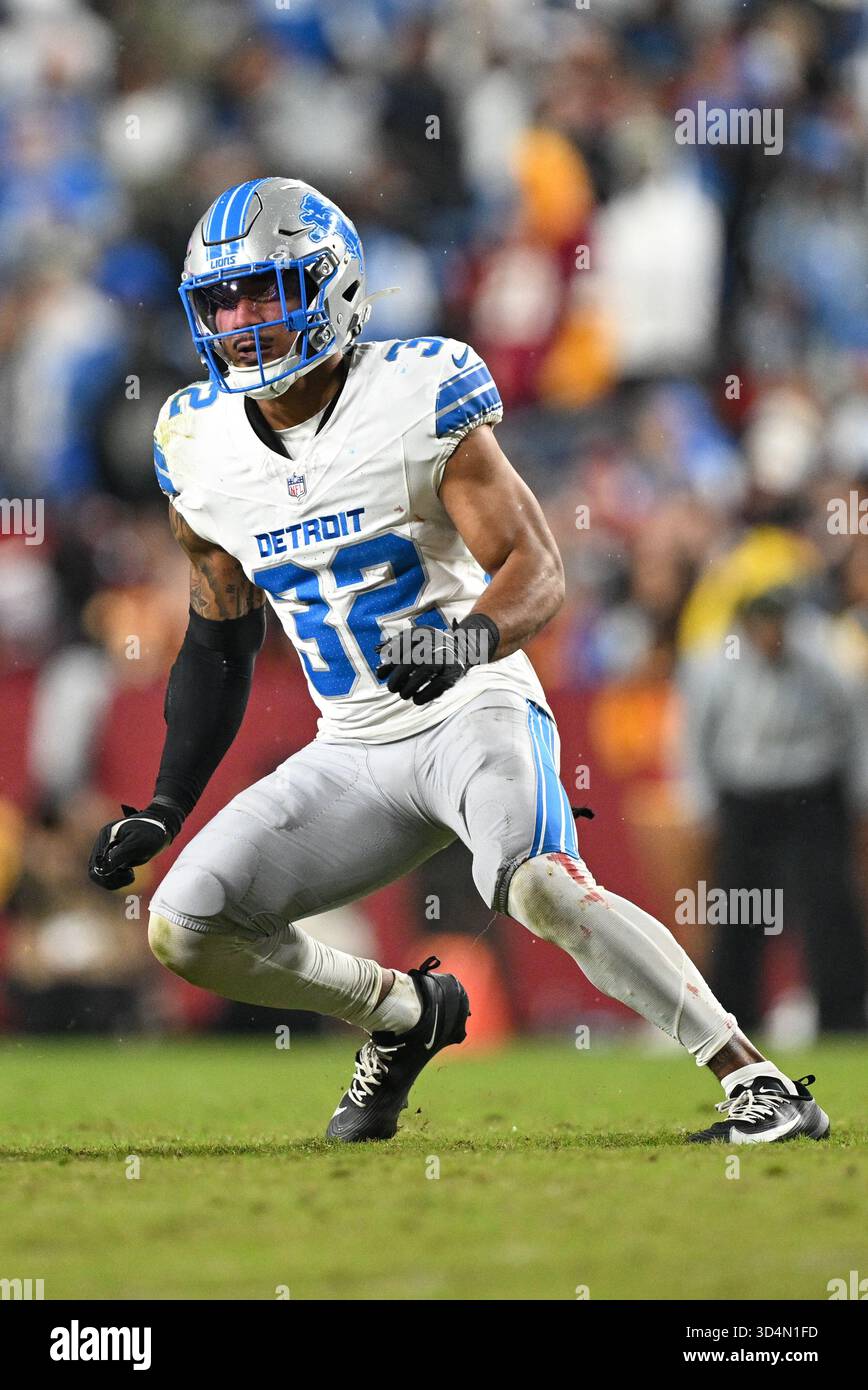 Detroit Lions safety Brian Branch (32) in action during the second half ...