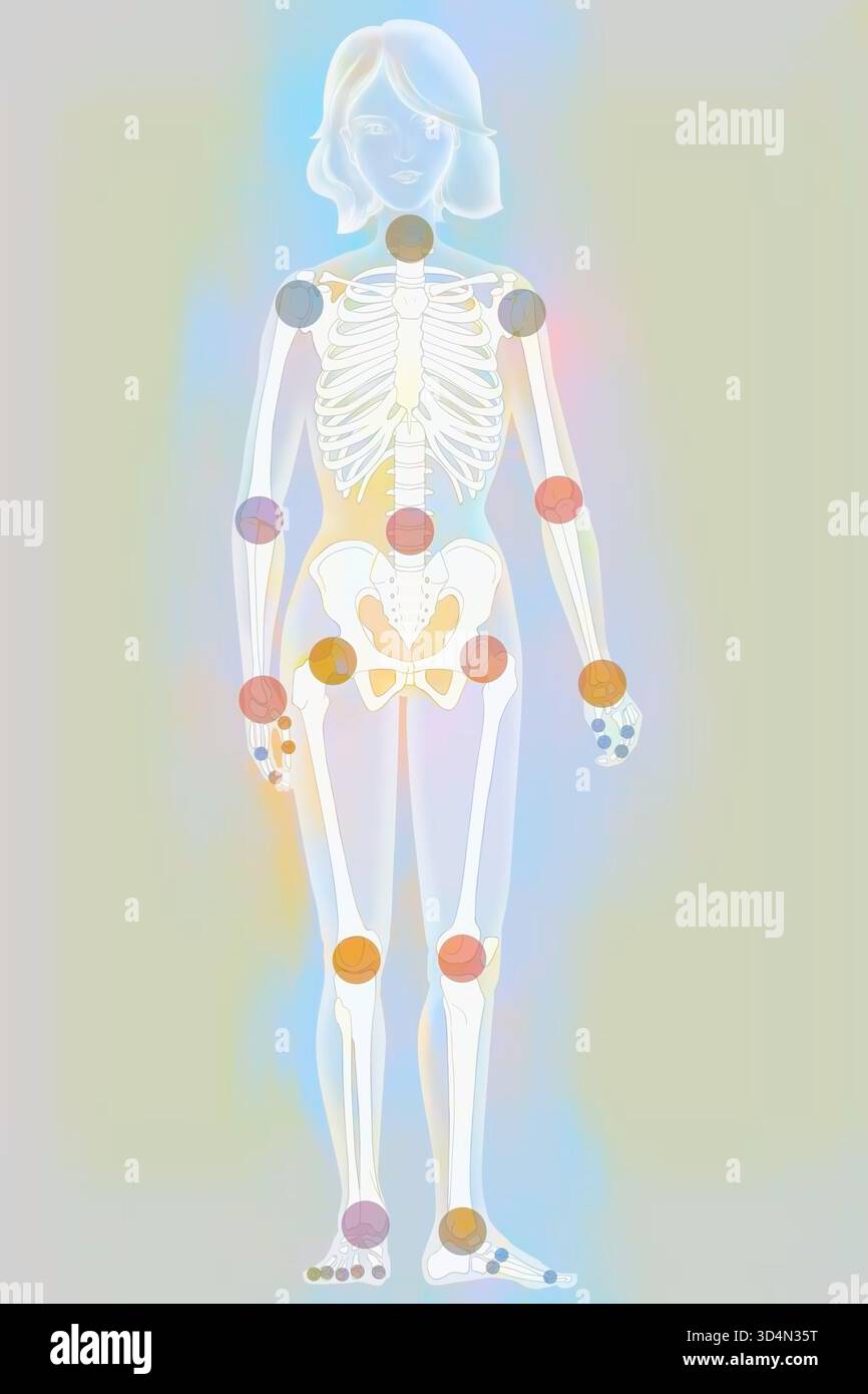 Areas of the body affected by osteoarthritis: - knee (gonarthrosis ...