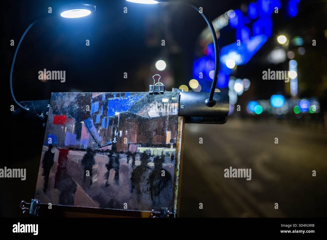 LONDON, ENGLAND - NOVEMBER 04: A general view of a painter's easel and ...