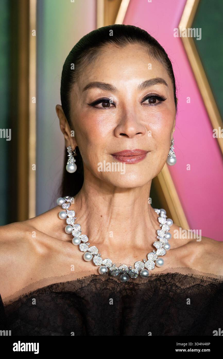 Michelle Yeoh poses for photographers upon arrival at the premiere of ...