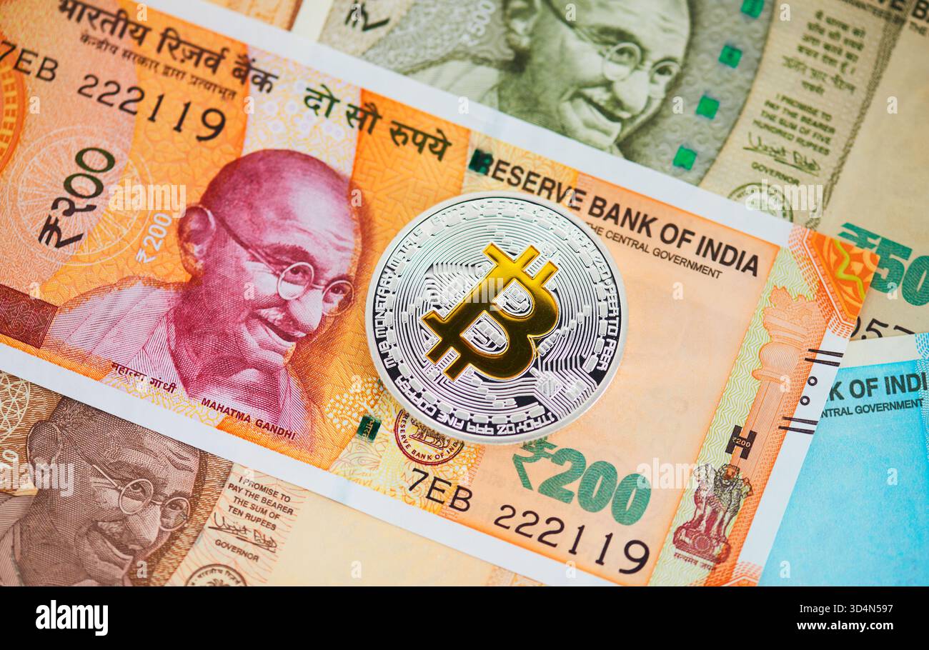 200 rupee note hi-res stock photography and images - Alamy