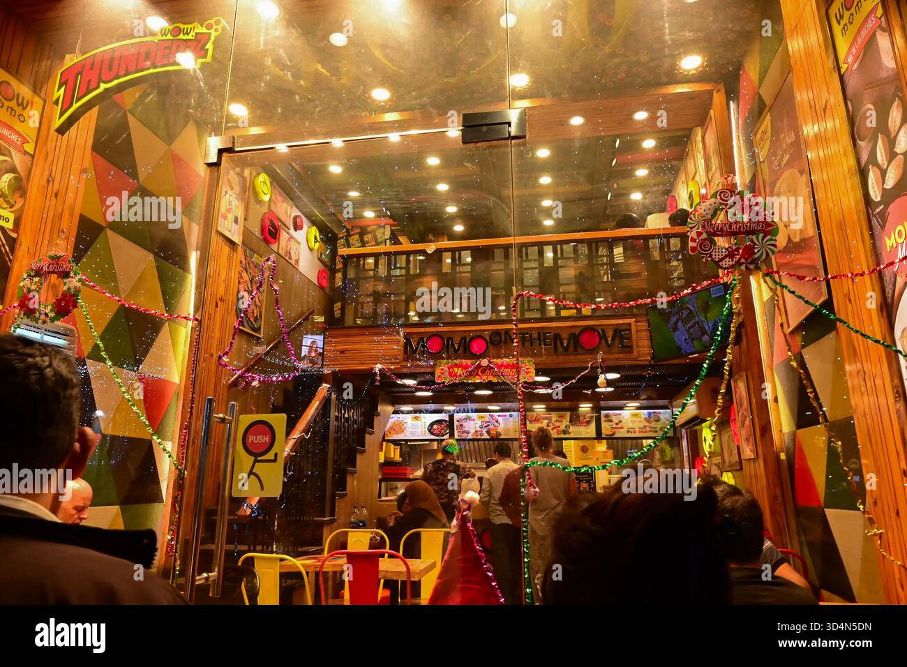 Kolkata, West Bengal, India - 24.12.2023 : Wow Momo outlet. An Indian ...
