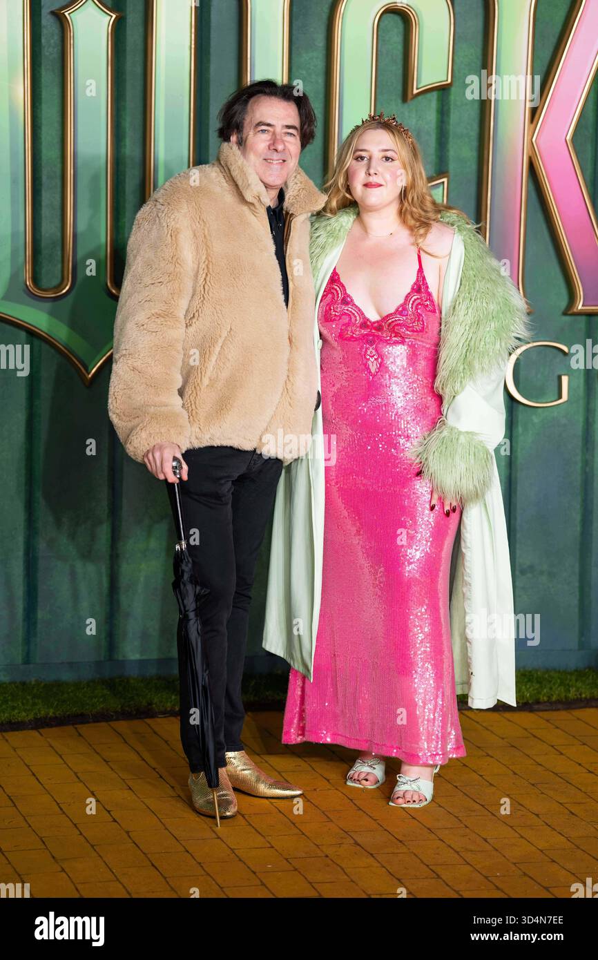 Jonathan Ross, left, and Honey Ross pose for photographers upon arrival ...