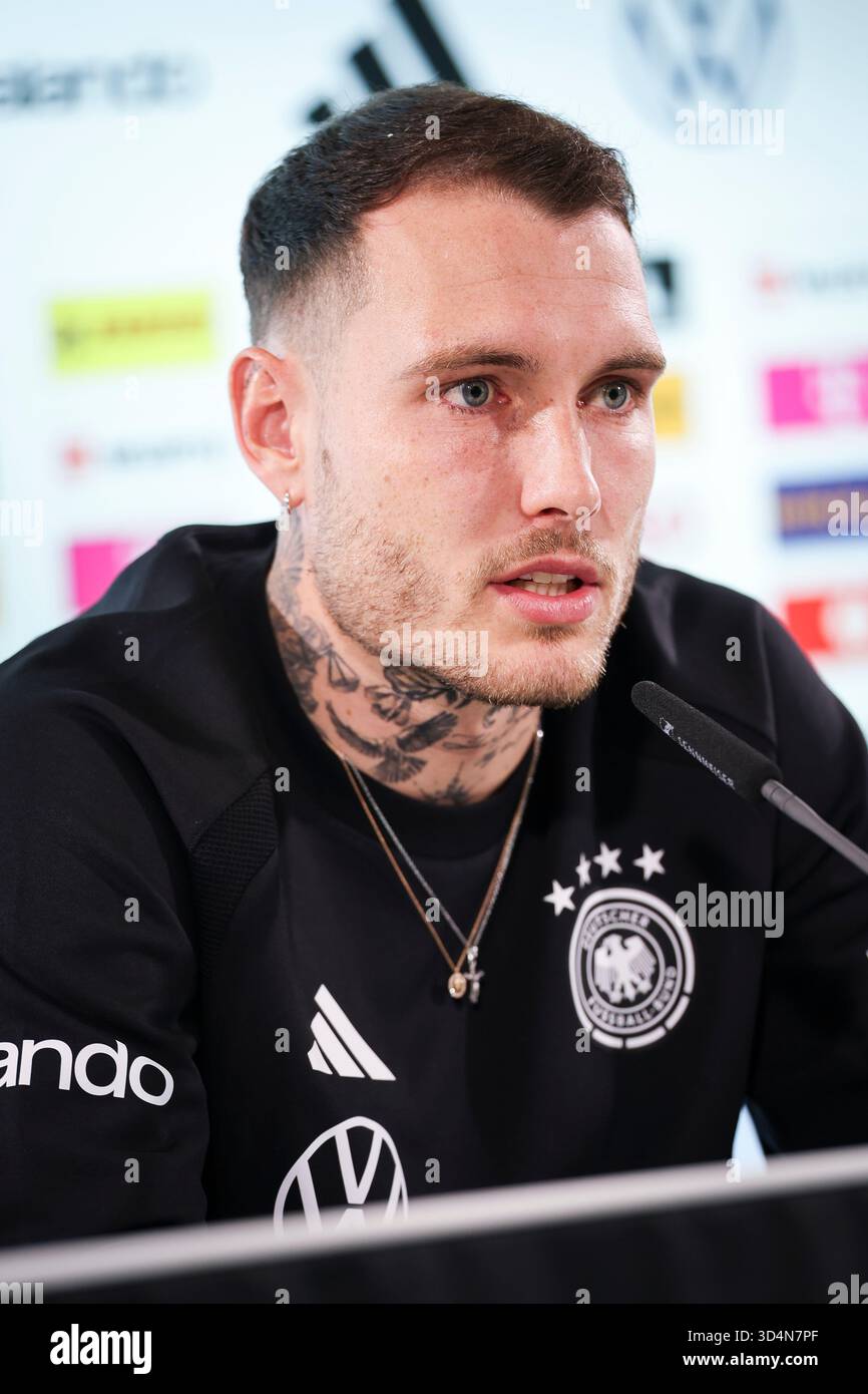 11 November 2025, Lower Saxony, Wolfsburg: Soccer: National team ...