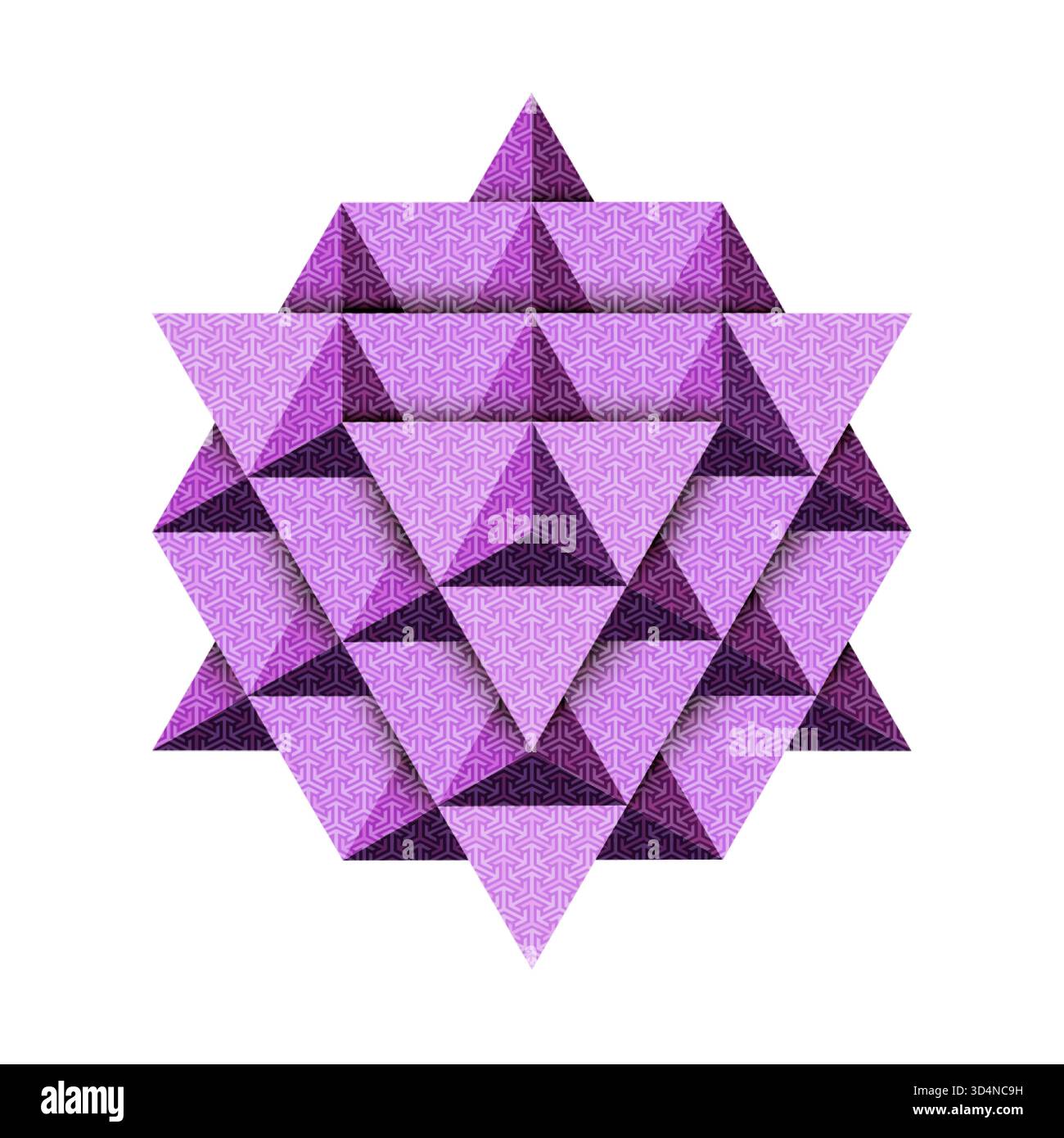 Purple polygonal texture Cut Out Stock Images & Pictures - Alamy