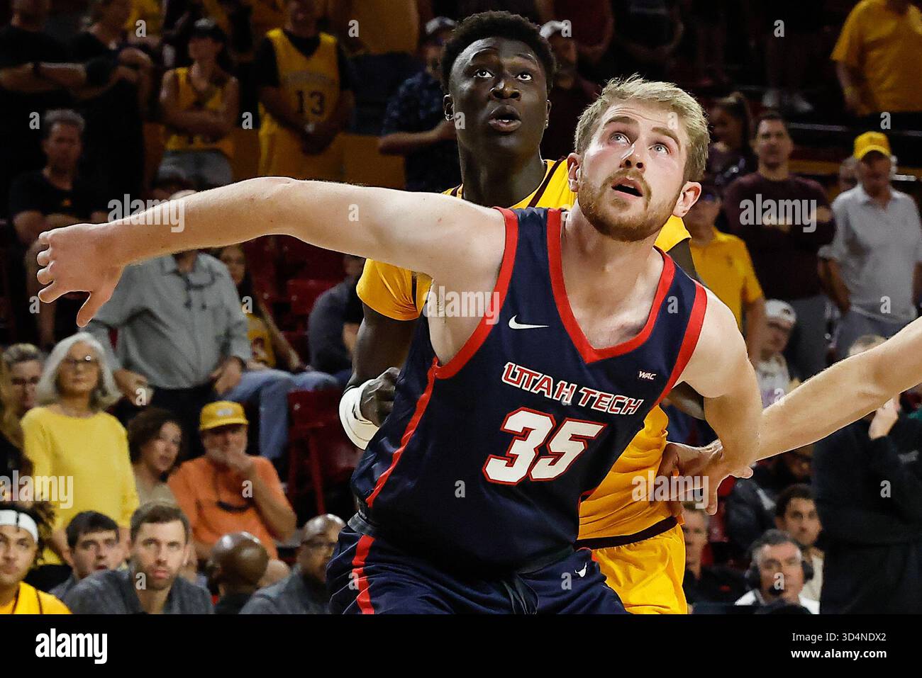 SCOTTSDALE, AZ - NOVEMBER 09: Utah Tech Trailblazers forward Ethan ...