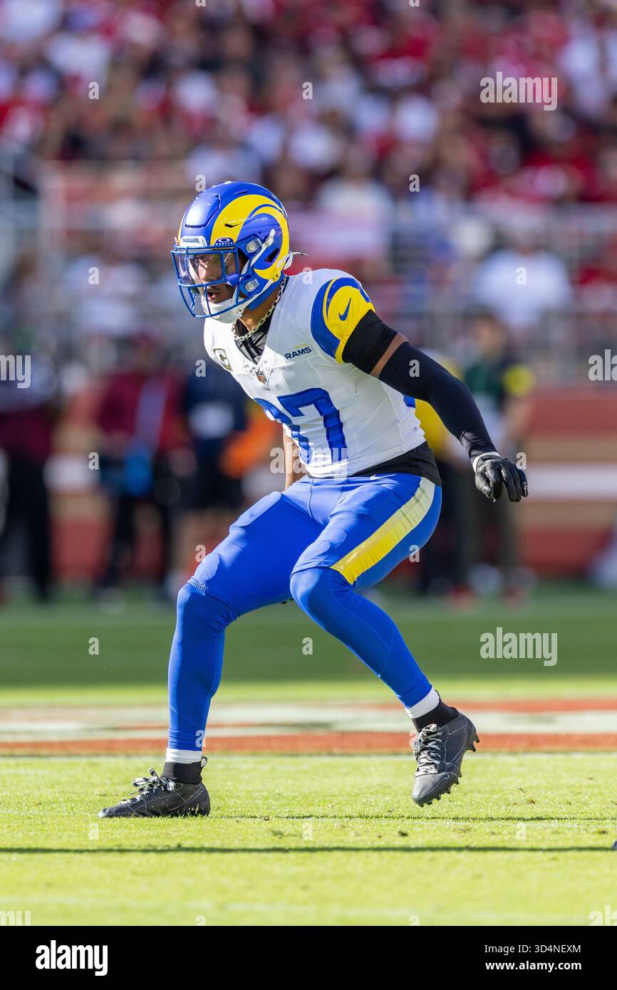 Los Angeles Rams safety Quentin Lake (37) against the San Francisco ...
