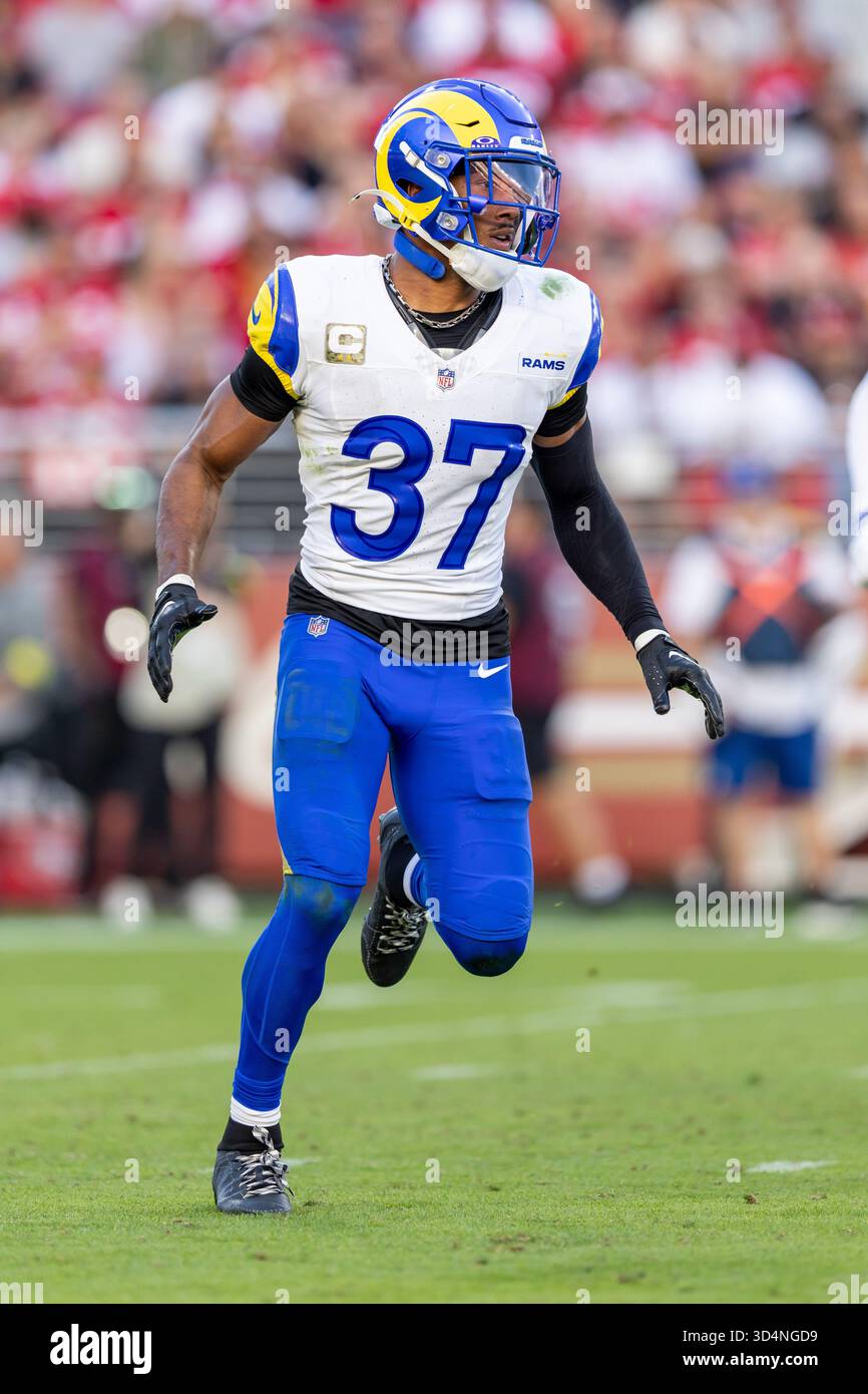 Los Angeles Rams safety Quentin Lake (37) against the San Francisco ...