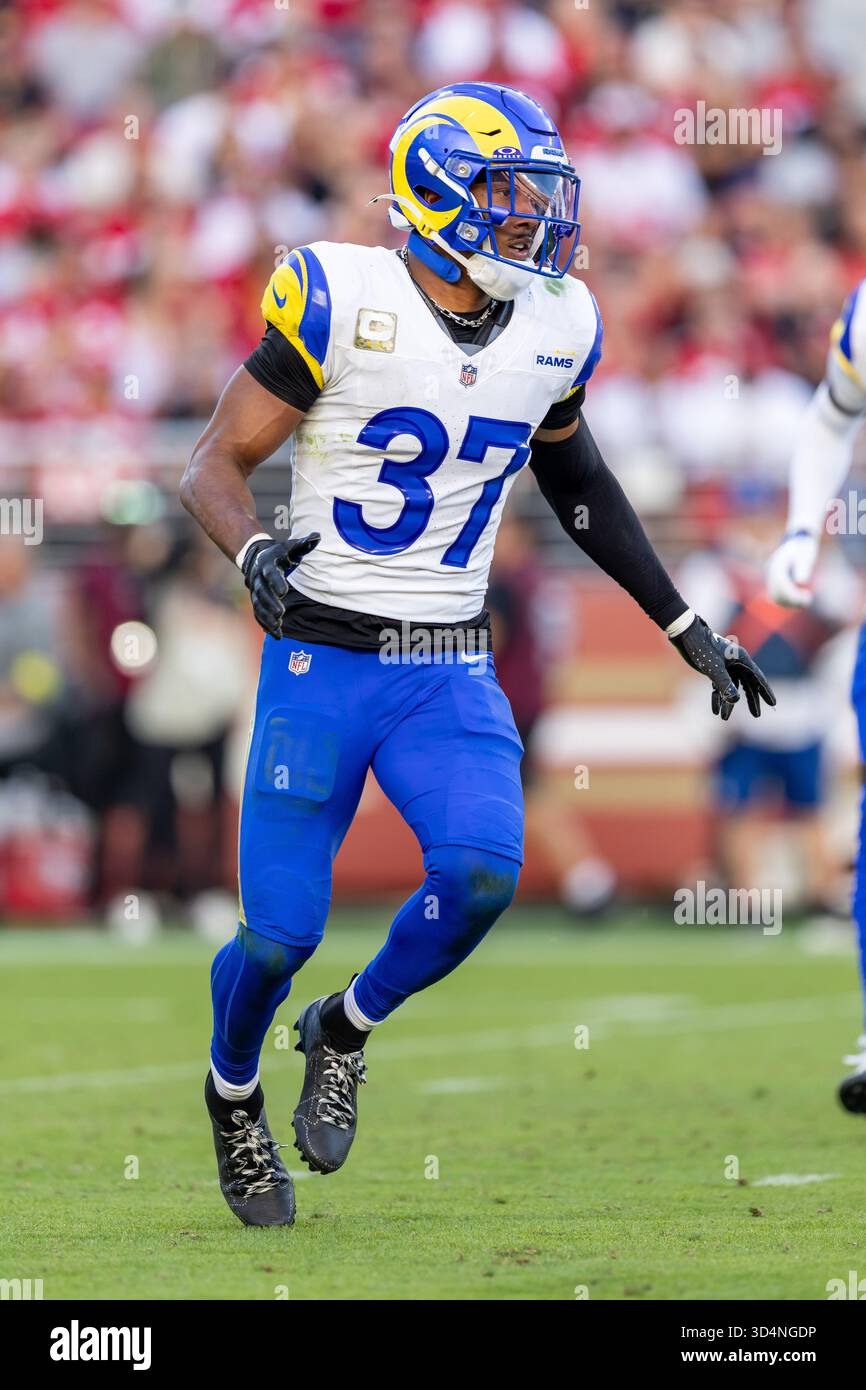 Los Angeles Rams safety Quentin Lake (37) against the San Francisco ...