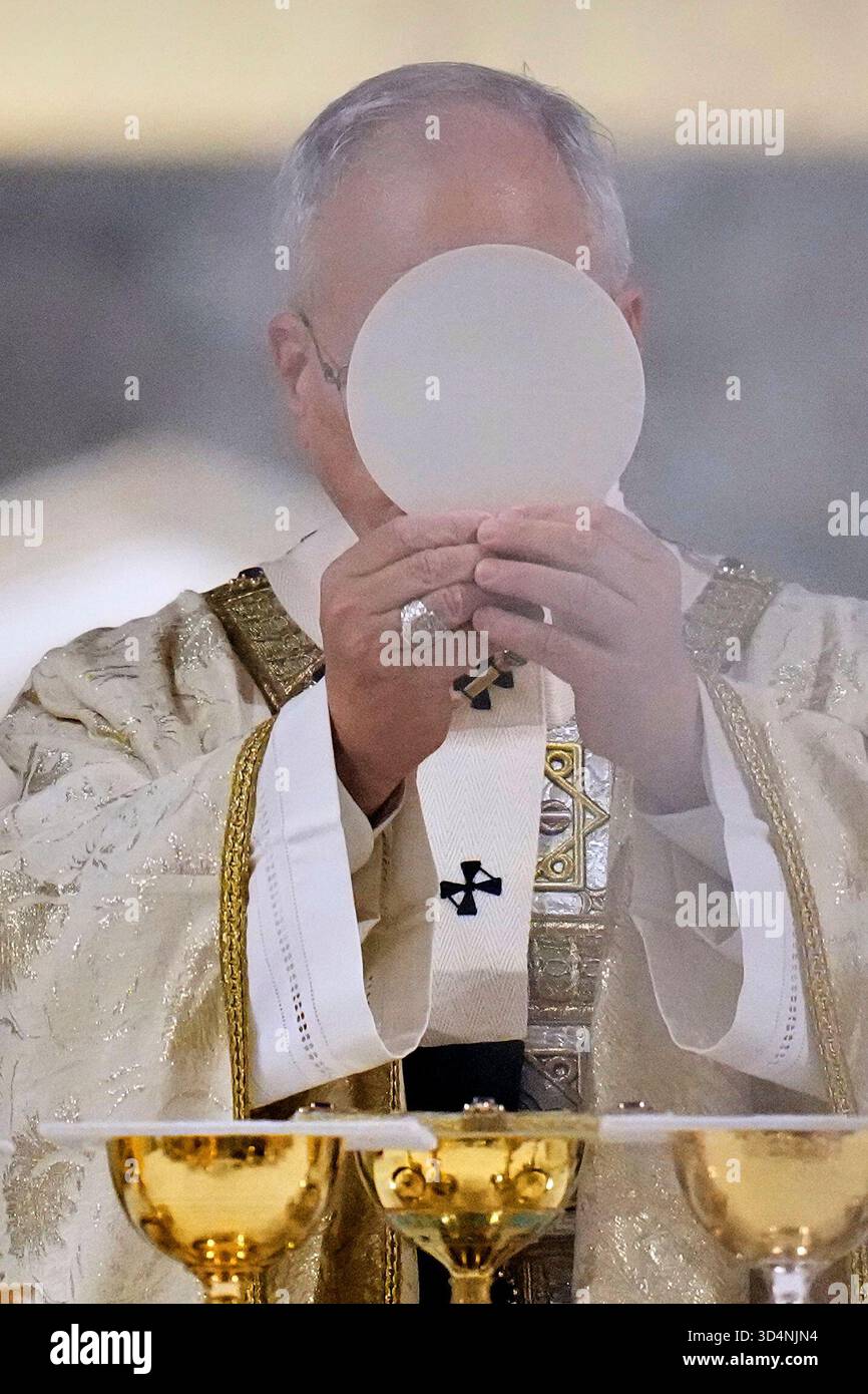 Pope Leo XIV presides over Mass at Sant'Anselmo all'Aventino monastic ...