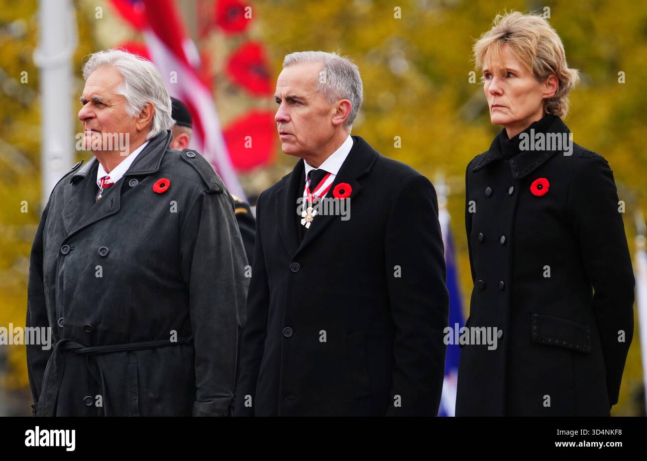 Whit Fraser, left to right, Prime Minister Mark Carney and wife Diana ...