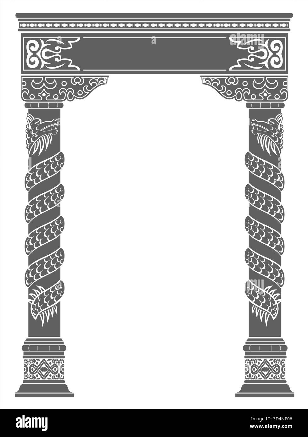 Chinese buddhism building Black and White Stock Photos & Images - Alamy
