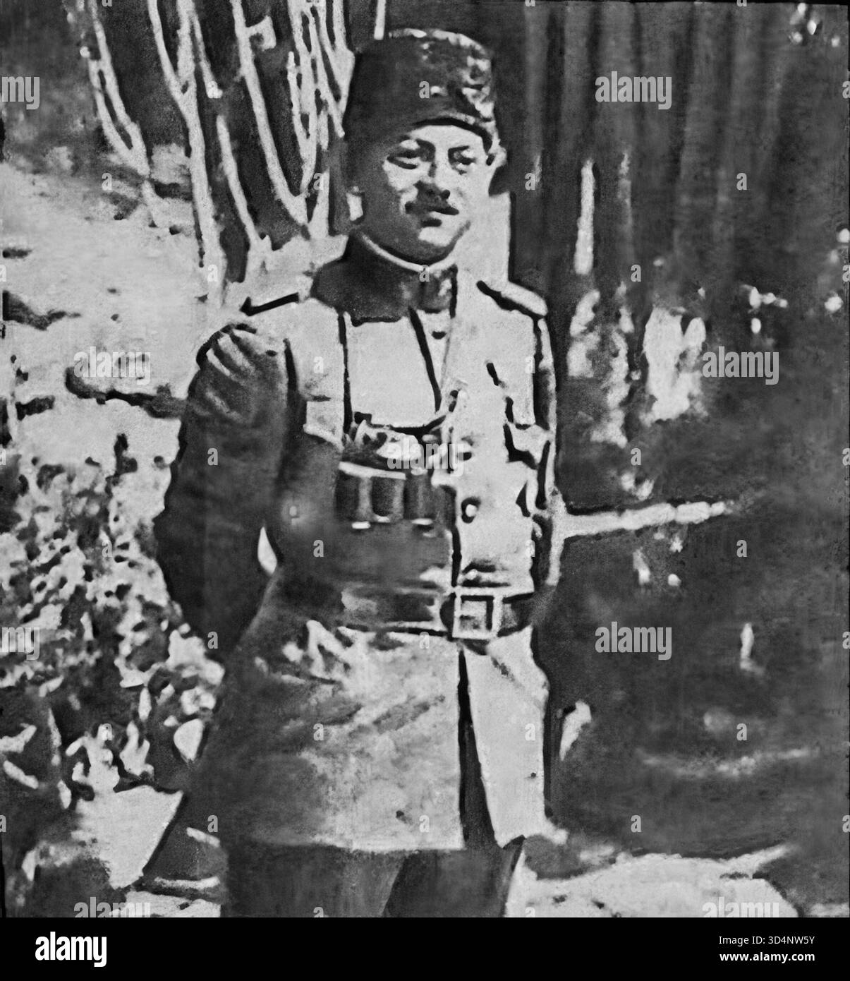 From Le Miroir, 23 January 1916. Oberleutnant Wehrle, commander of the ...