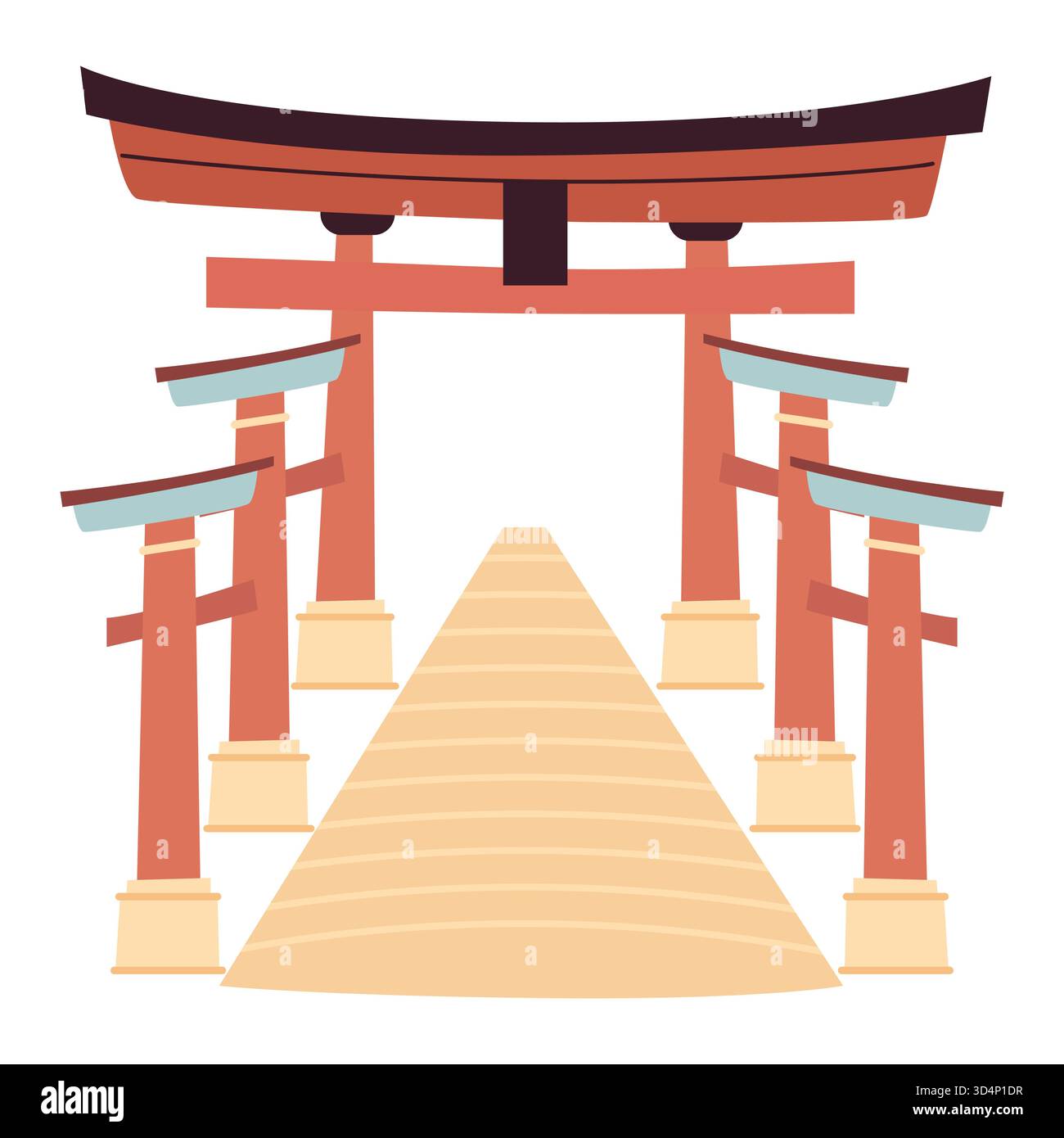 Entrance gate in traditional Cut Out Stock Images & Pictures - Alamy