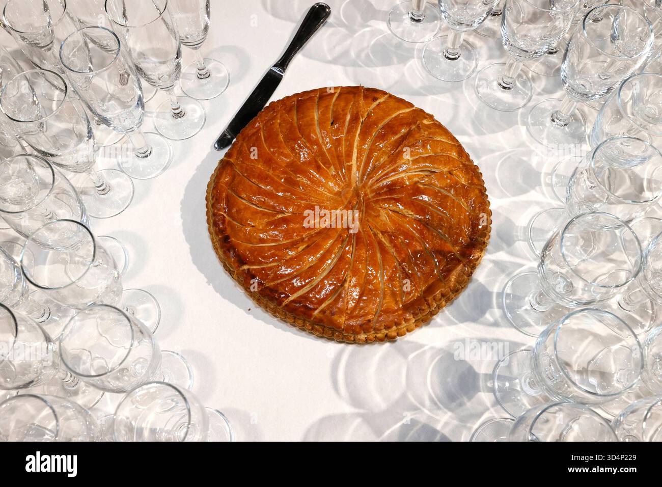 Galette des Rois French King Cake with Feve and Crown usually shared on ...
