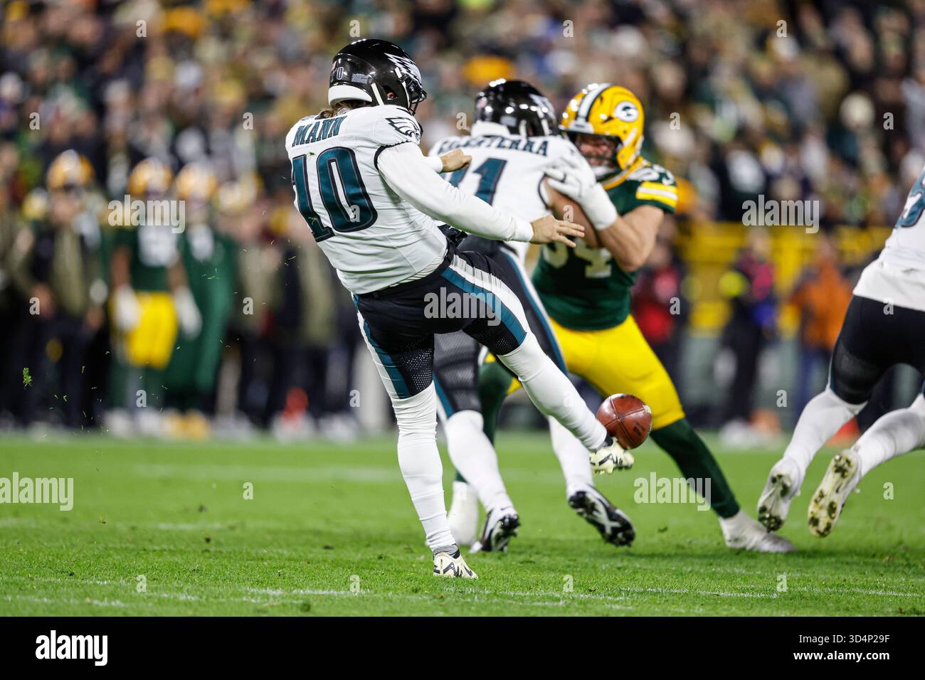 Philadelphia Eagles Punter Braden Mann 10 Punts During An Nfl Game