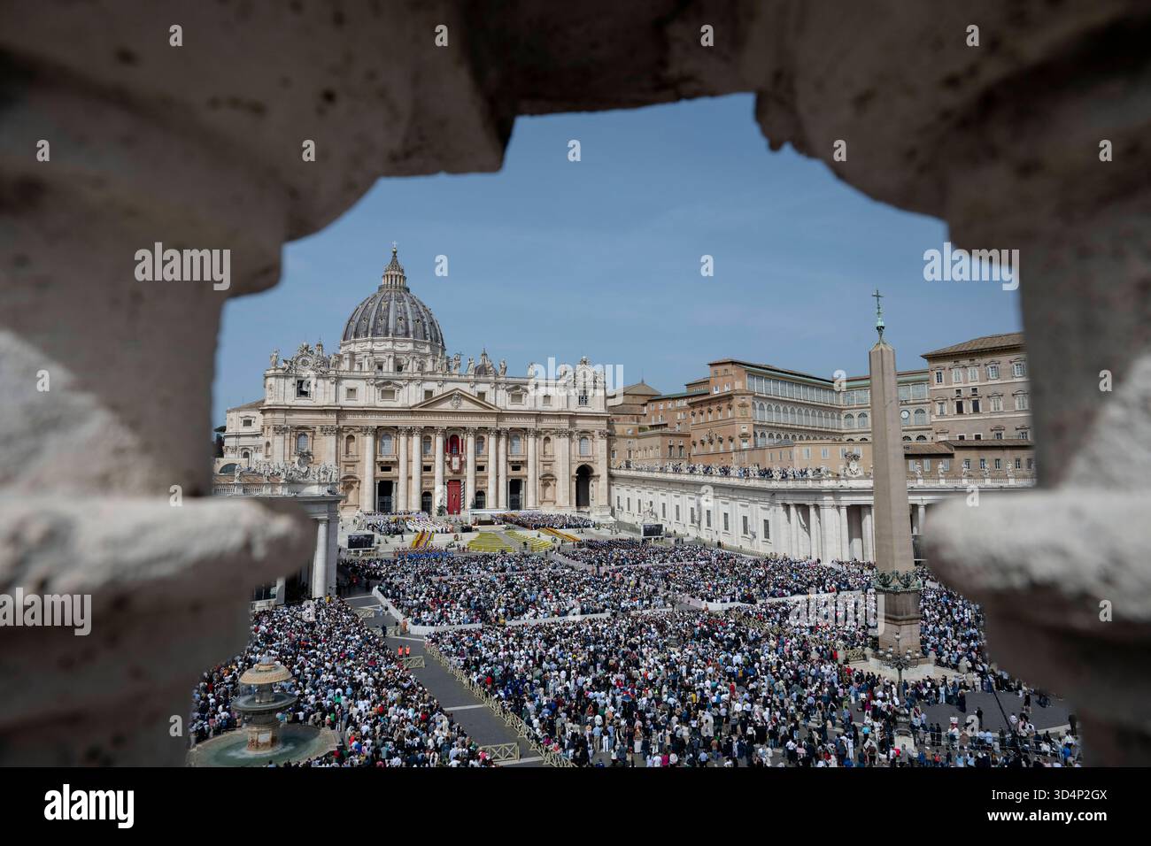 Cardinal Angelo Comastri presides over the Easter Mass as part of the ...
