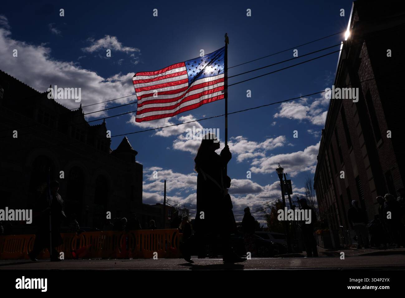 A student with the Interboro High School Marching Band from Prospect ...
