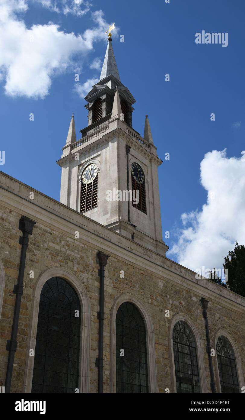 Church and Bell Tower/Clock Tower, St Lawrence Jewry Church, Moorgate ...