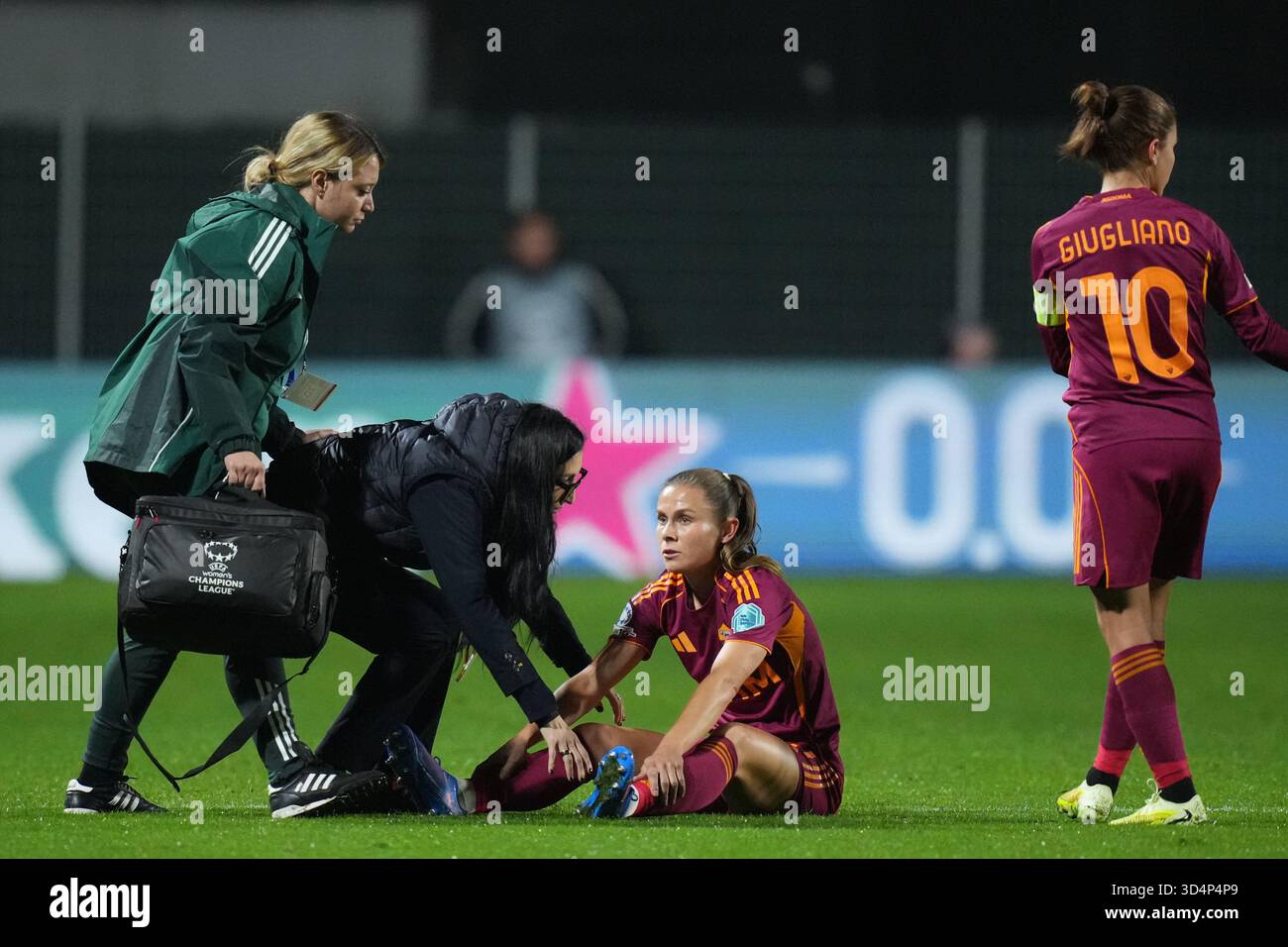 AS Roma's Emilie Haavi during the Uefa Women’s Champions League soccer ...