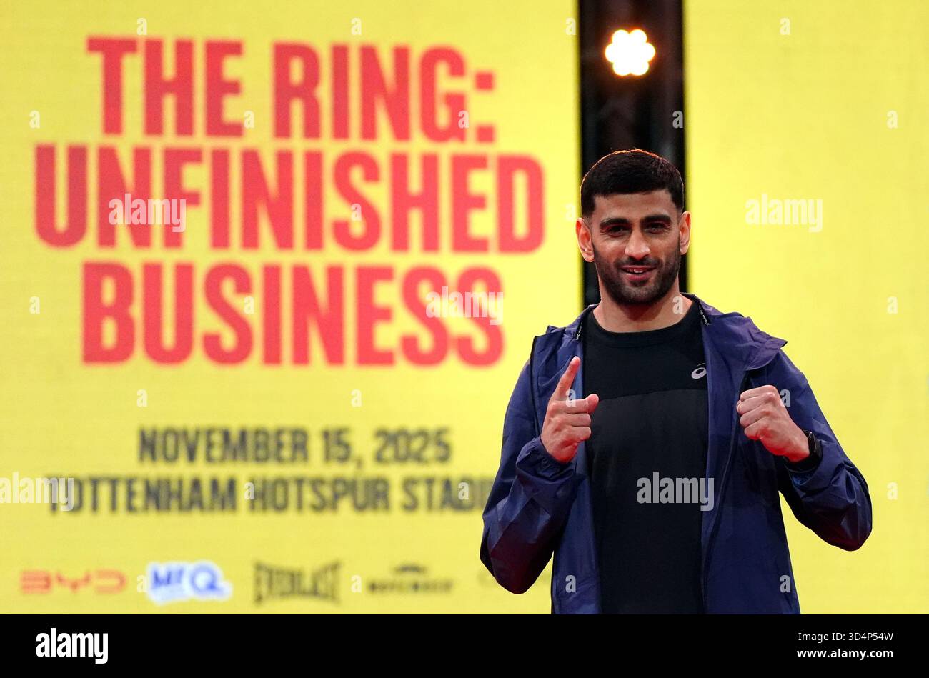Boxer Fezan Shahid poses for photographs during the grand arrivals at ...