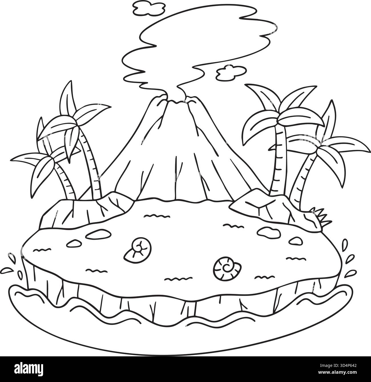 On volcano Cut Out Stock Images & Pictures - Alamy