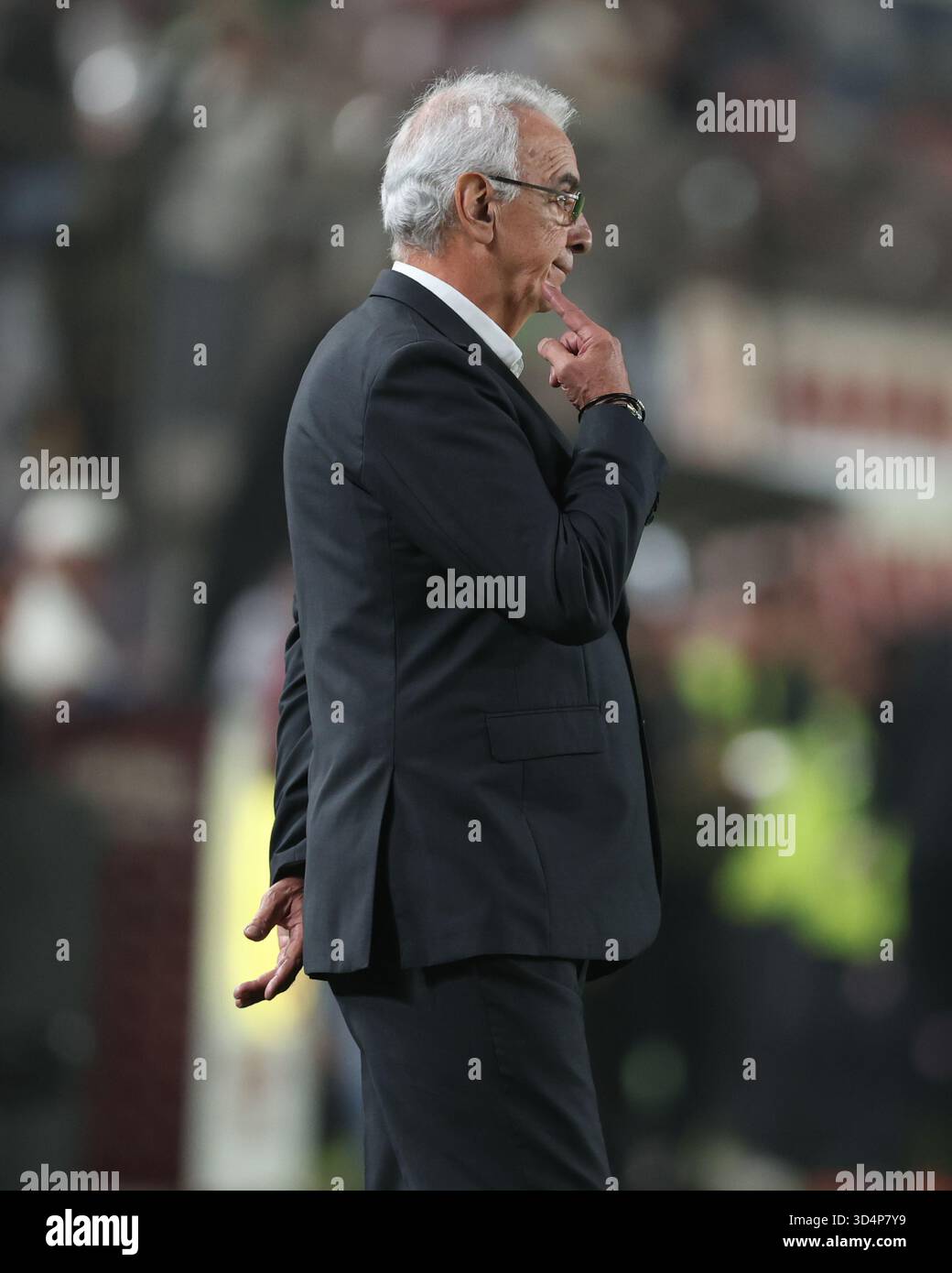 Universitario de Deportes head coach Jorge Fossati during the Liga 1 Te ...