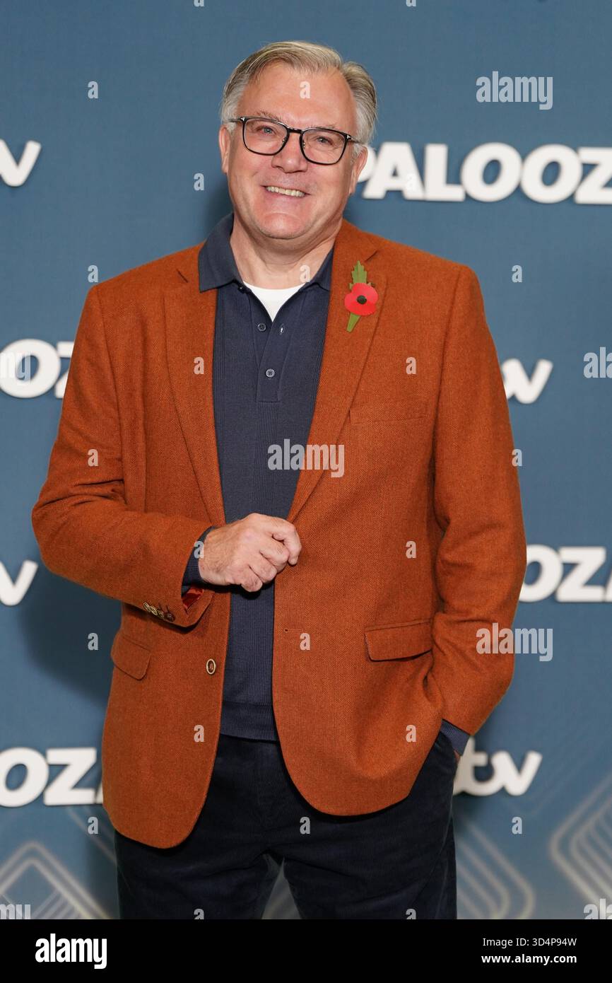 Ed Balls attending the ITV Palooza at the Barbican Hall, in central ...