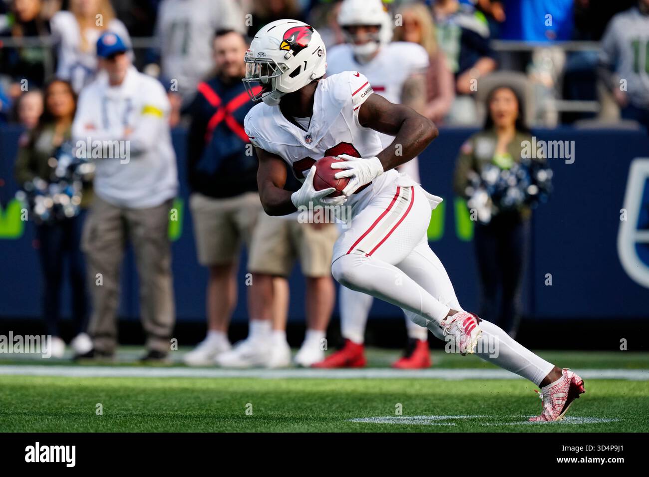 Arizona Cardinals running back Bam Knight (20) runs with the ball ...