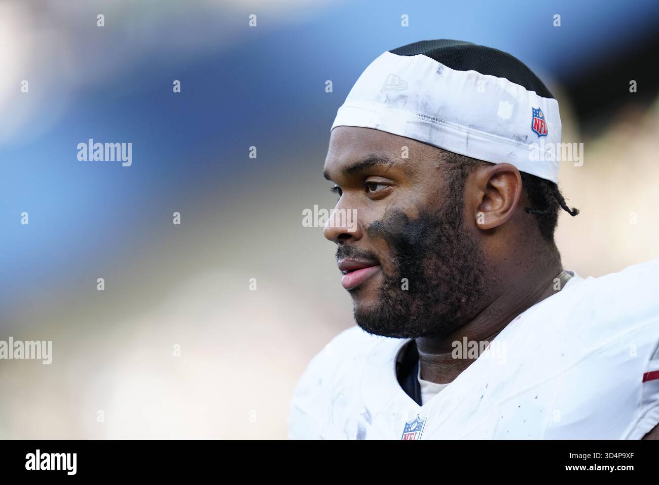 Arizona Cardinals offensive tackle Paris Johnson Jr. (70) looks on ...