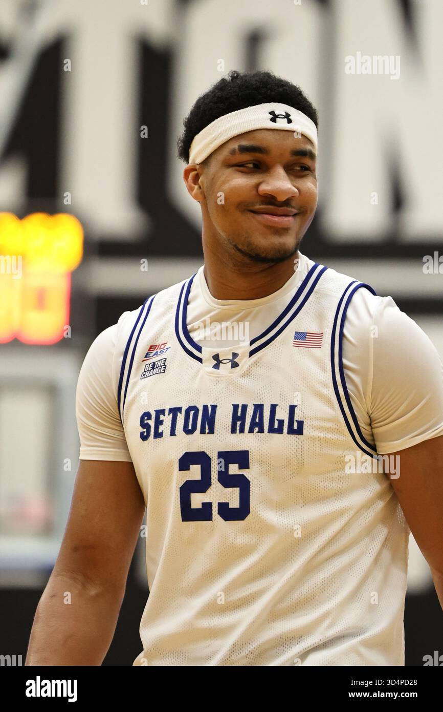 Nov 10, 2025; South Orange, New Jersey, USA; Seton Hall forward Najai ...