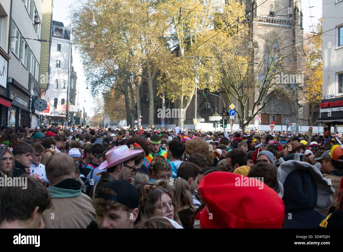 Carnival revelers celebrate the opening of Carnival at Zulpicher, the ...