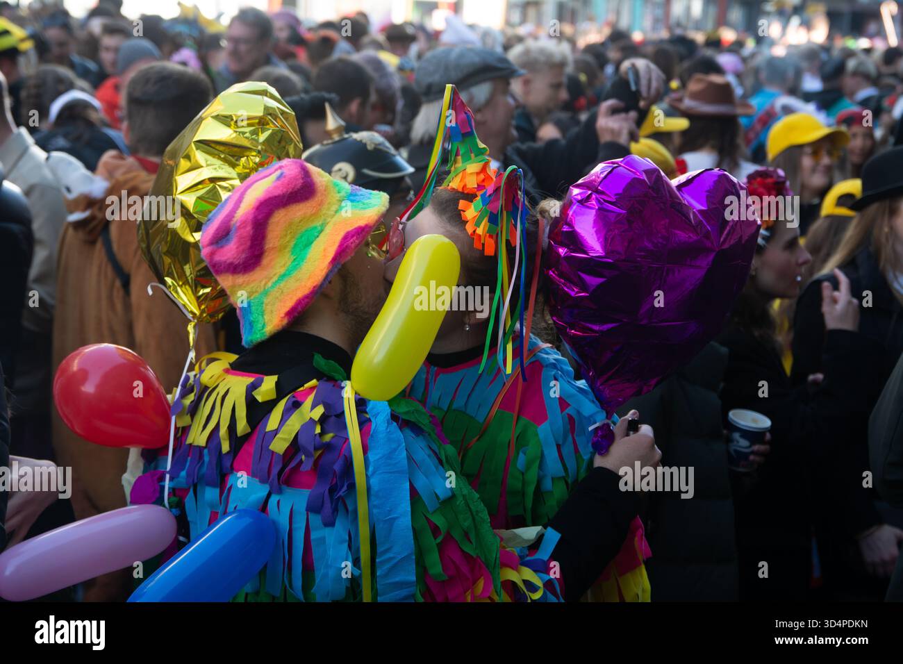 Carnival revelers celebrate the opening of Carnival at Zulpicher, the ...