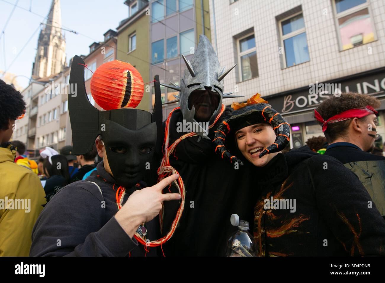 Carnival revelers celebrate the opening of Carnival at Zulpicher, the ...