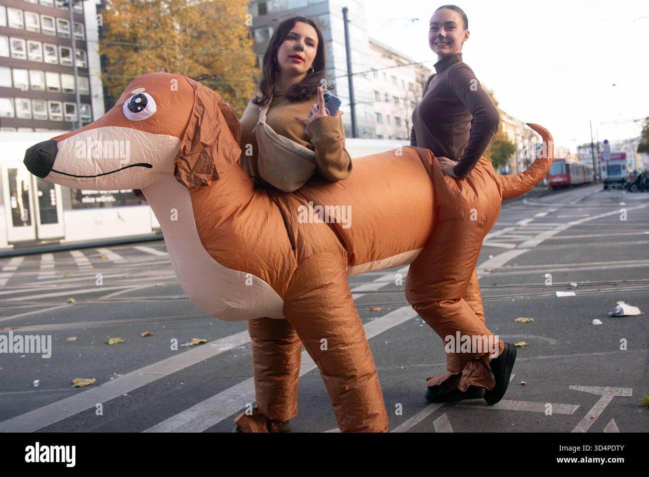 Carnival revelers celebrate the opening of Carnival at Zulpicher, the ...