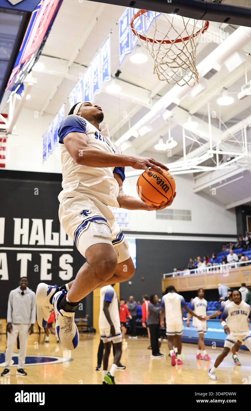 Nov 10, 2025; South Orange, New Jersey, USA; Seton Hall forward Najai ...