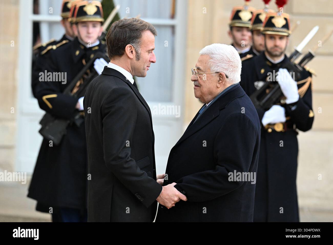 Meeting between the President of the Republic Emmanuel Macron and Mr ...