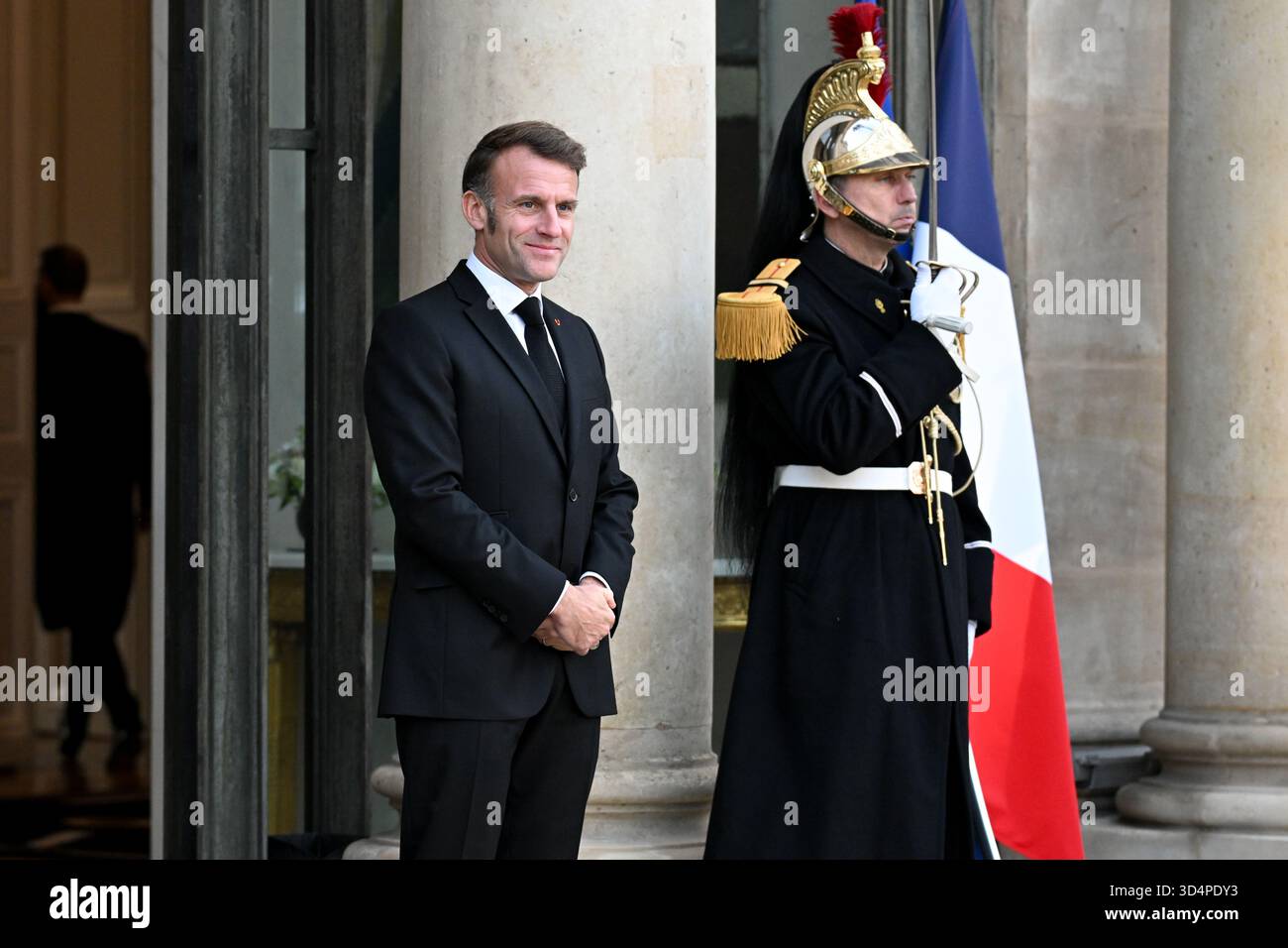 Meeting between the President of the Republic Emmanuel Macron and Mr ...