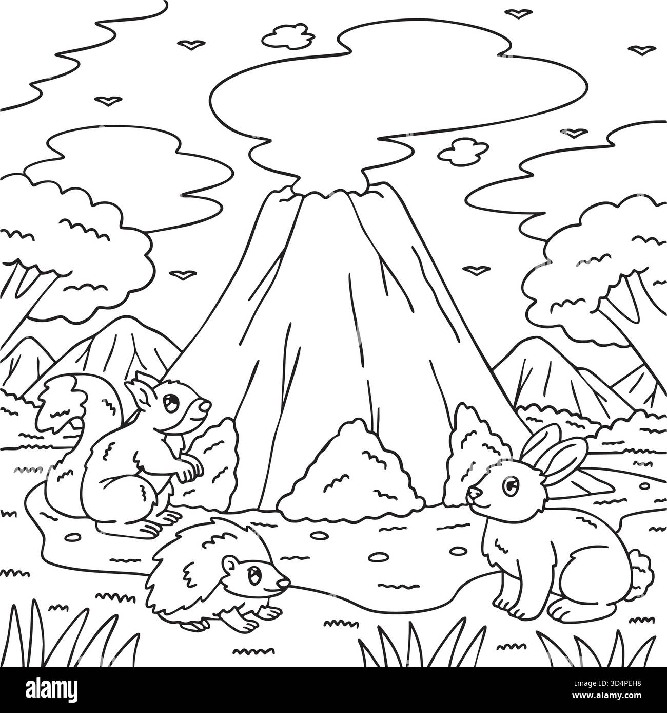 Volcanic animals Black and White Stock Photos & Images - Alamy