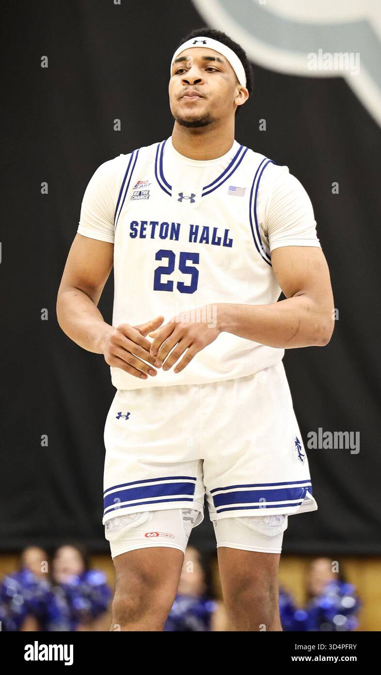 Nov 10, 2025; South Orange, New Jersey, USA; Seton Hall forward Najai ...