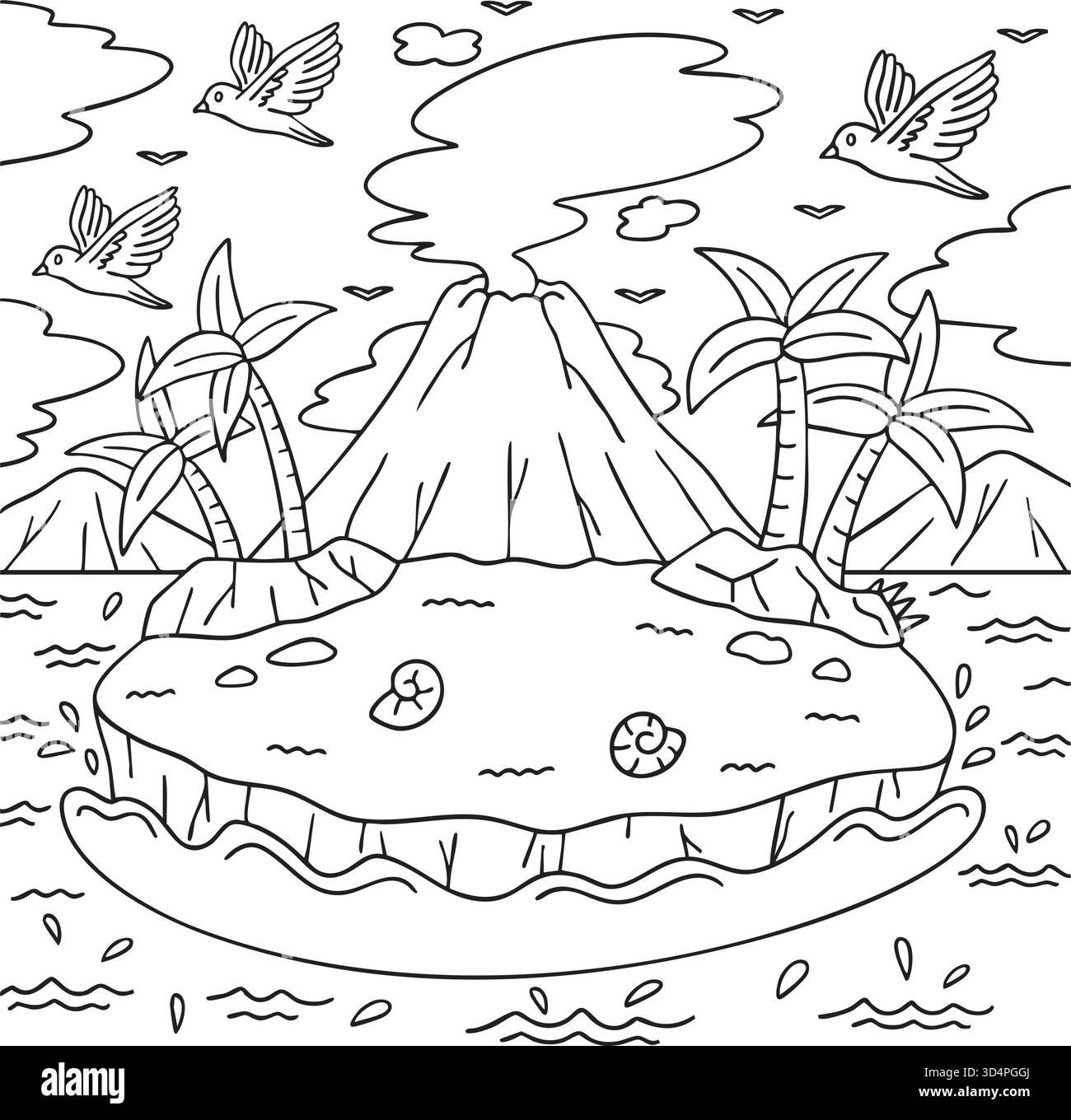 On volcano Cut Out Stock Images & Pictures - Alamy