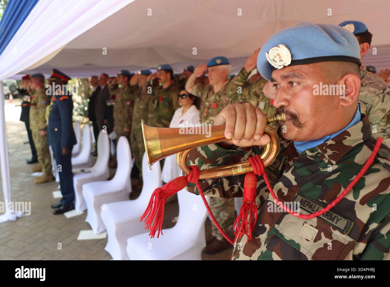 November 11, 2025, Juba, Ces / Juba, South Sudan: A Nepalese army ...