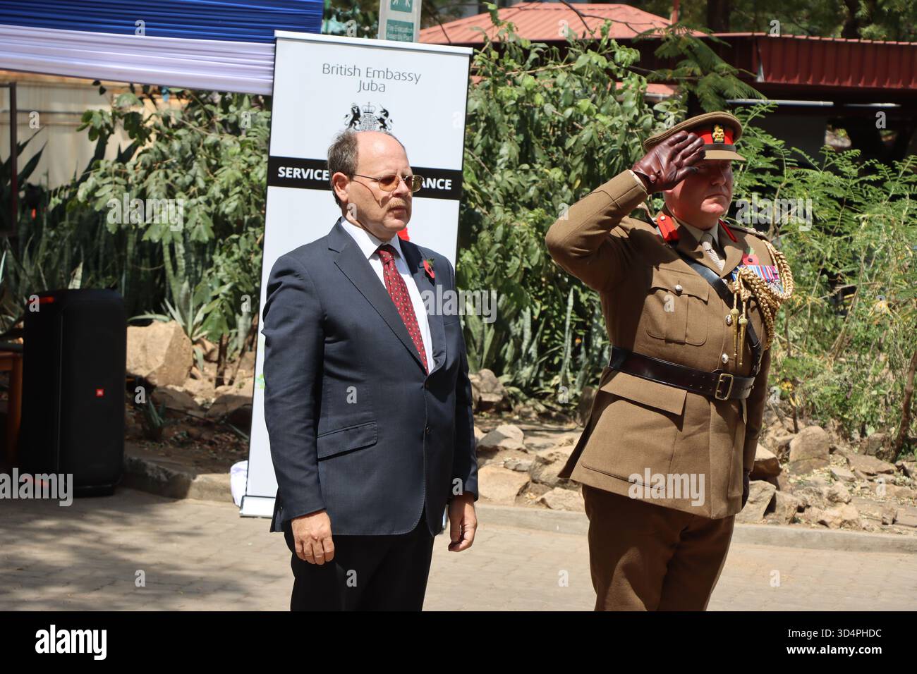 November 11, 2025, Juba, Ces / Juba, South Sudan: The UK Ambassador to ...